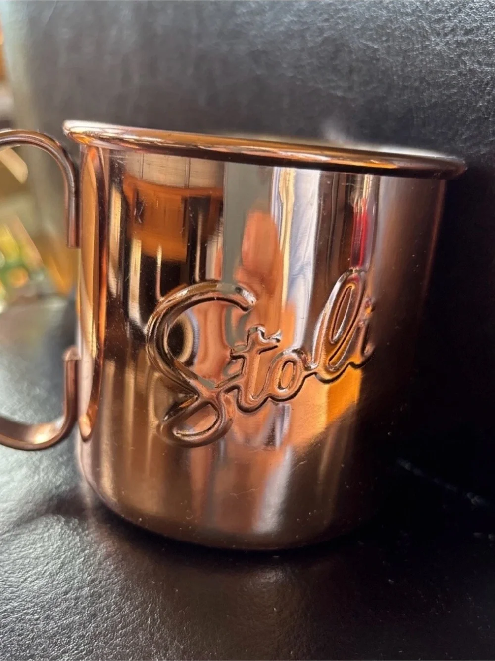 Stoli | Dining | Stoli Vodka 2 Oz Stainless Copper Moscow Mule Mug ...